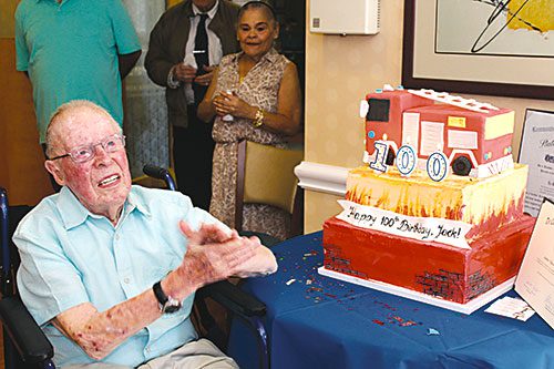 A century of good living: Jack Garrity celebrates 100th birthday ...